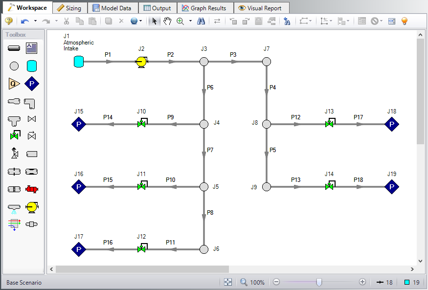 Air Distribution, Multiple Design Cases - ANS