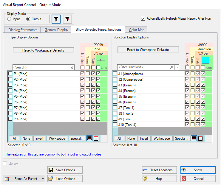 Visual Report Control