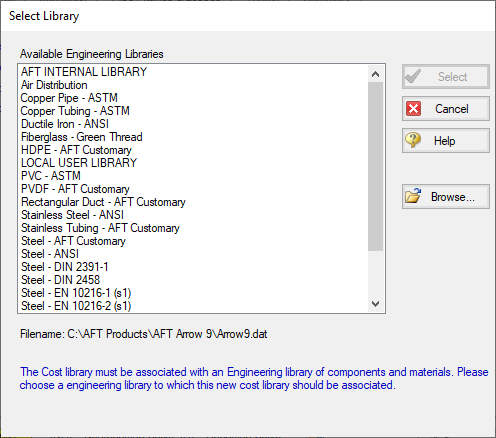 Air Distribution, Creating Libraries - ANS