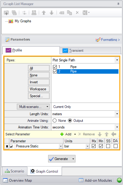 XTS in Graph Results