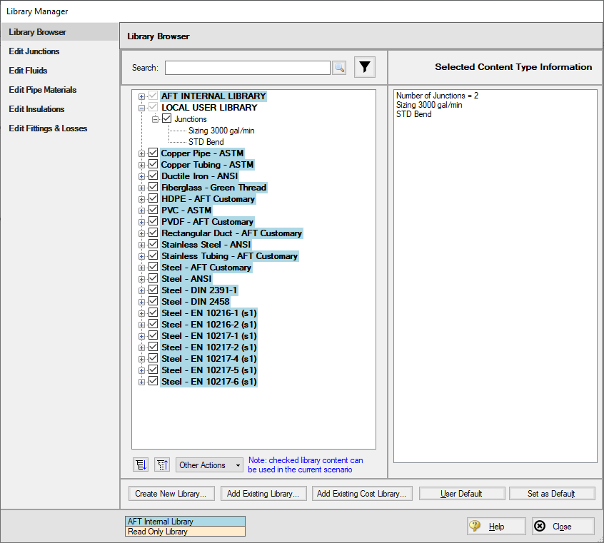 Cooling System - Creating Libraries - ANS