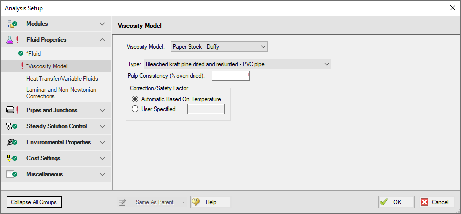 Duffy Method (Pulp and Paper Stock)