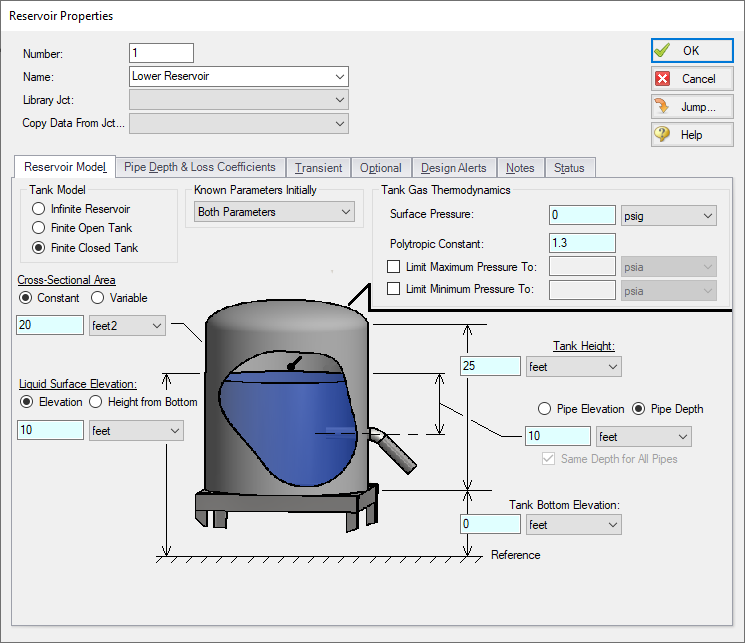 Entering Reservoir Volume Data