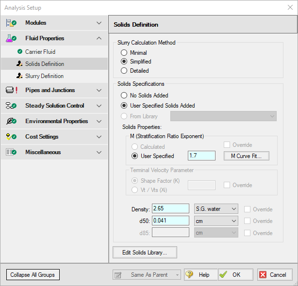 Slurries with Variable Fluid Properties - SSL