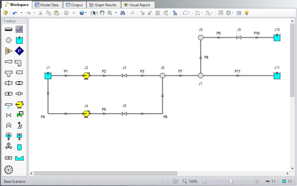 Pump Startup with Event Transients