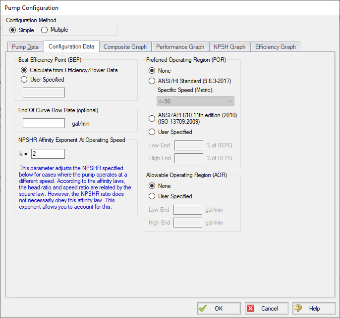 Centrifugal Pump Configuration