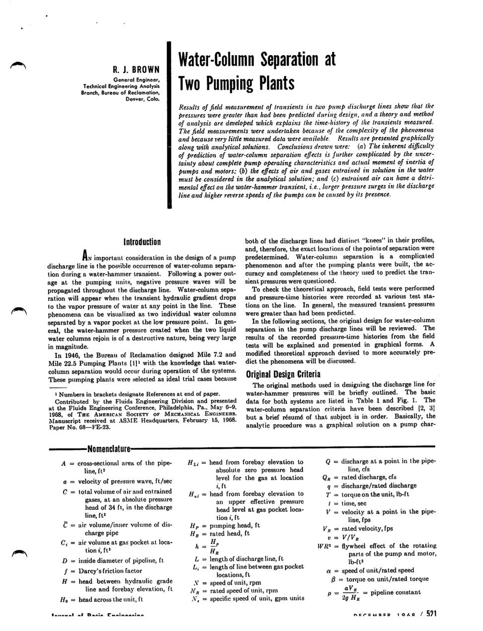 Verification Reference - Brown Cover Page