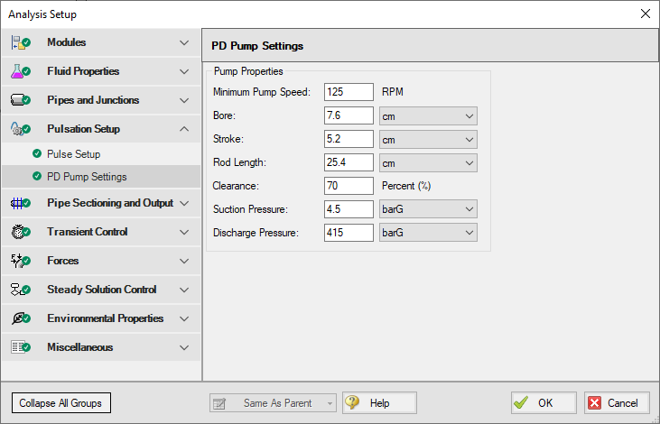 Positive Displacement Pulsation Study - PFA