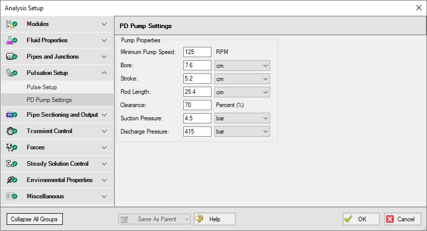 PD Pulsation Study - PFA