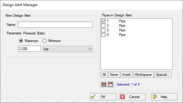 Design Alerts From Output