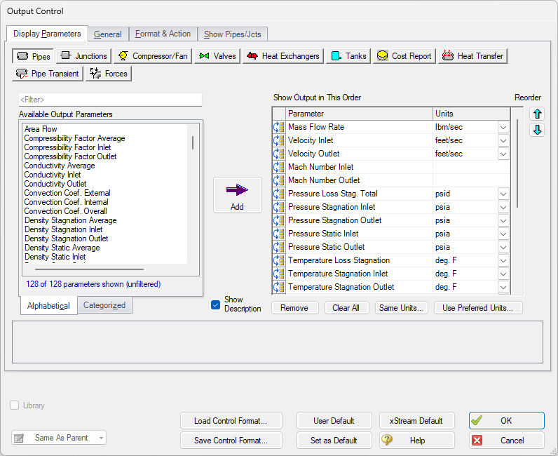 Output Control