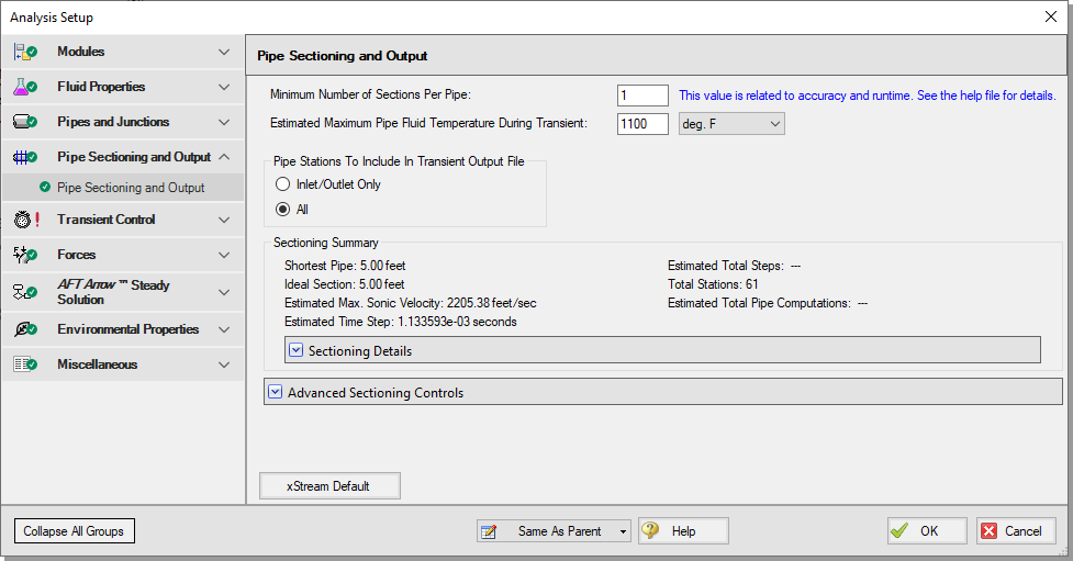 High Pressure Steam - Fluid Property Models Example