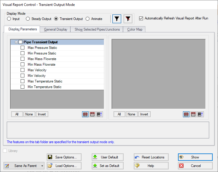 Visual Report Control