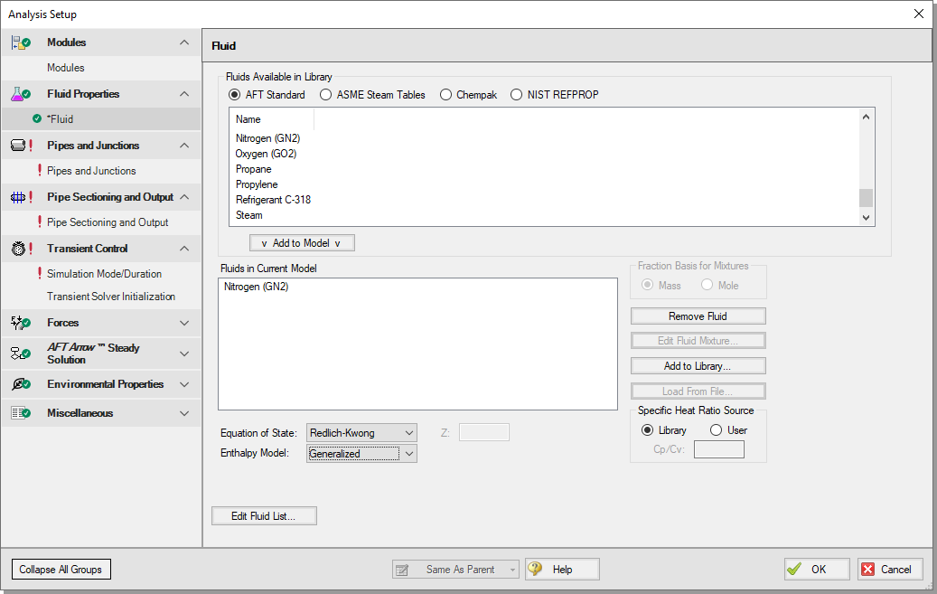Tank Blowdown Example