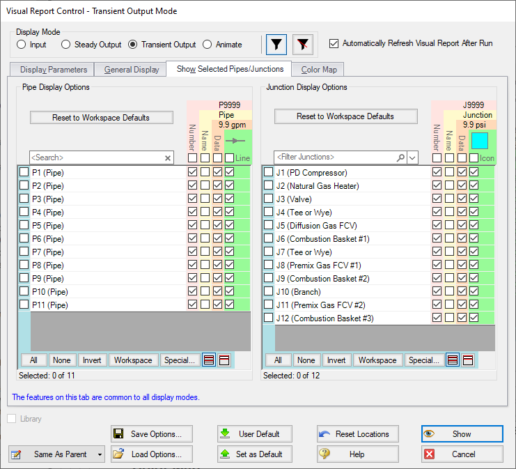 Visual Report Control